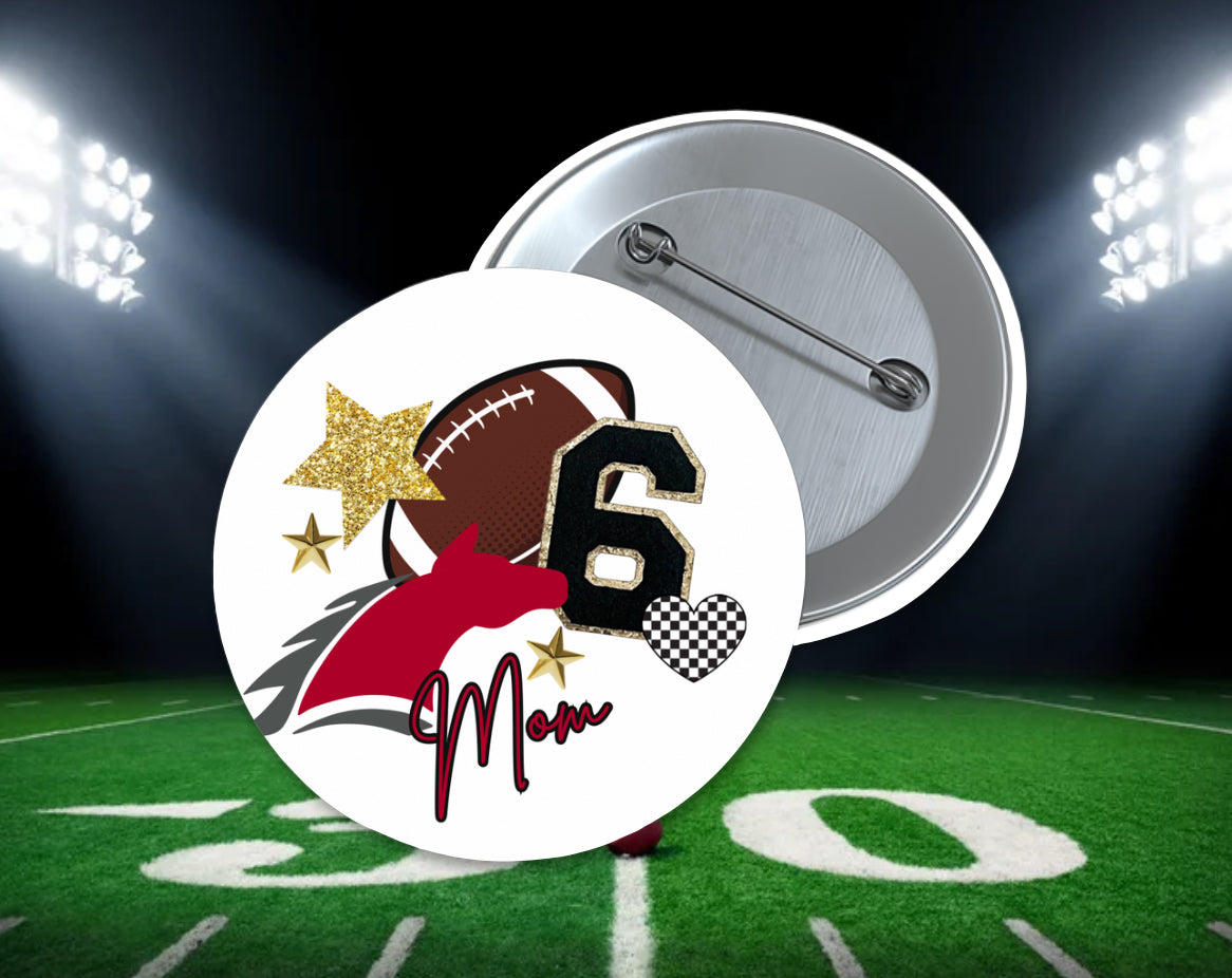 Custom football Button – the270boutique